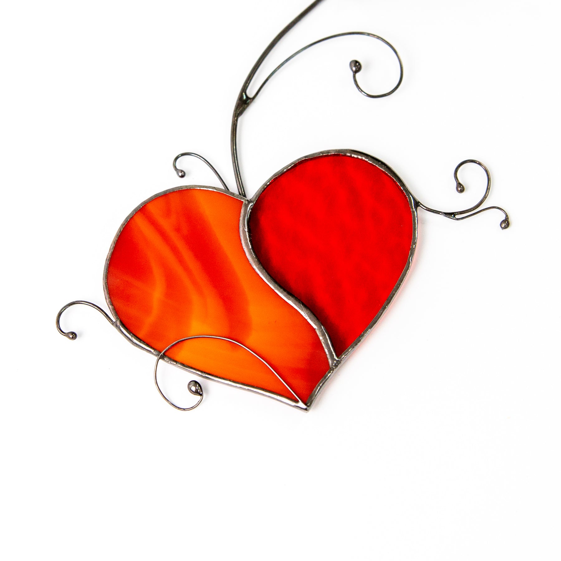 Stained Glass Hearts: valentines suncatcher – Glass Art Stories