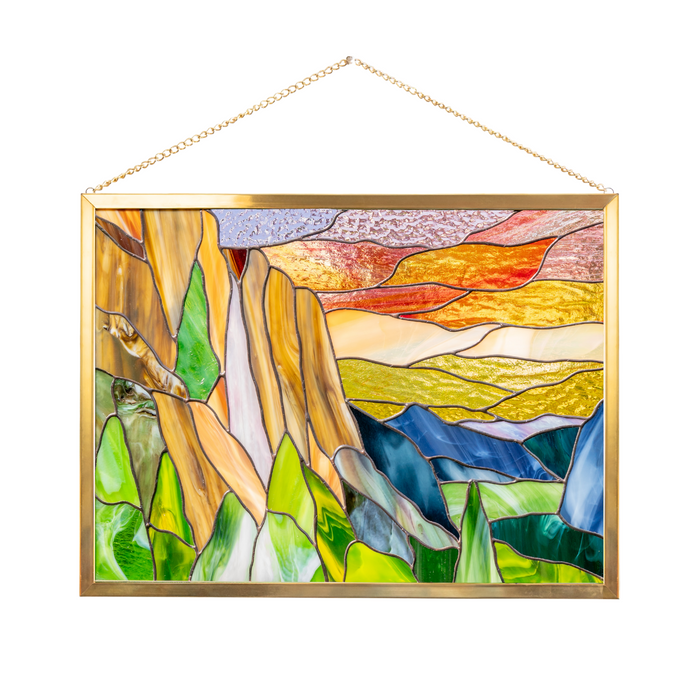 Stained Glass Landscapes: tree, ocean, forest – Glass Art Stories ...