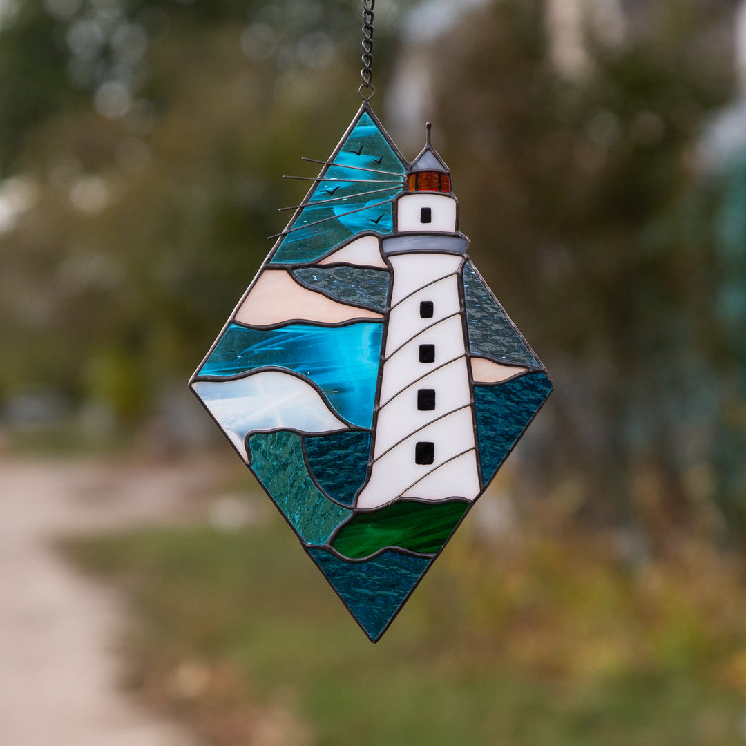 Unique Stained Glass Lighthouse Patterns Students Transform Electrical